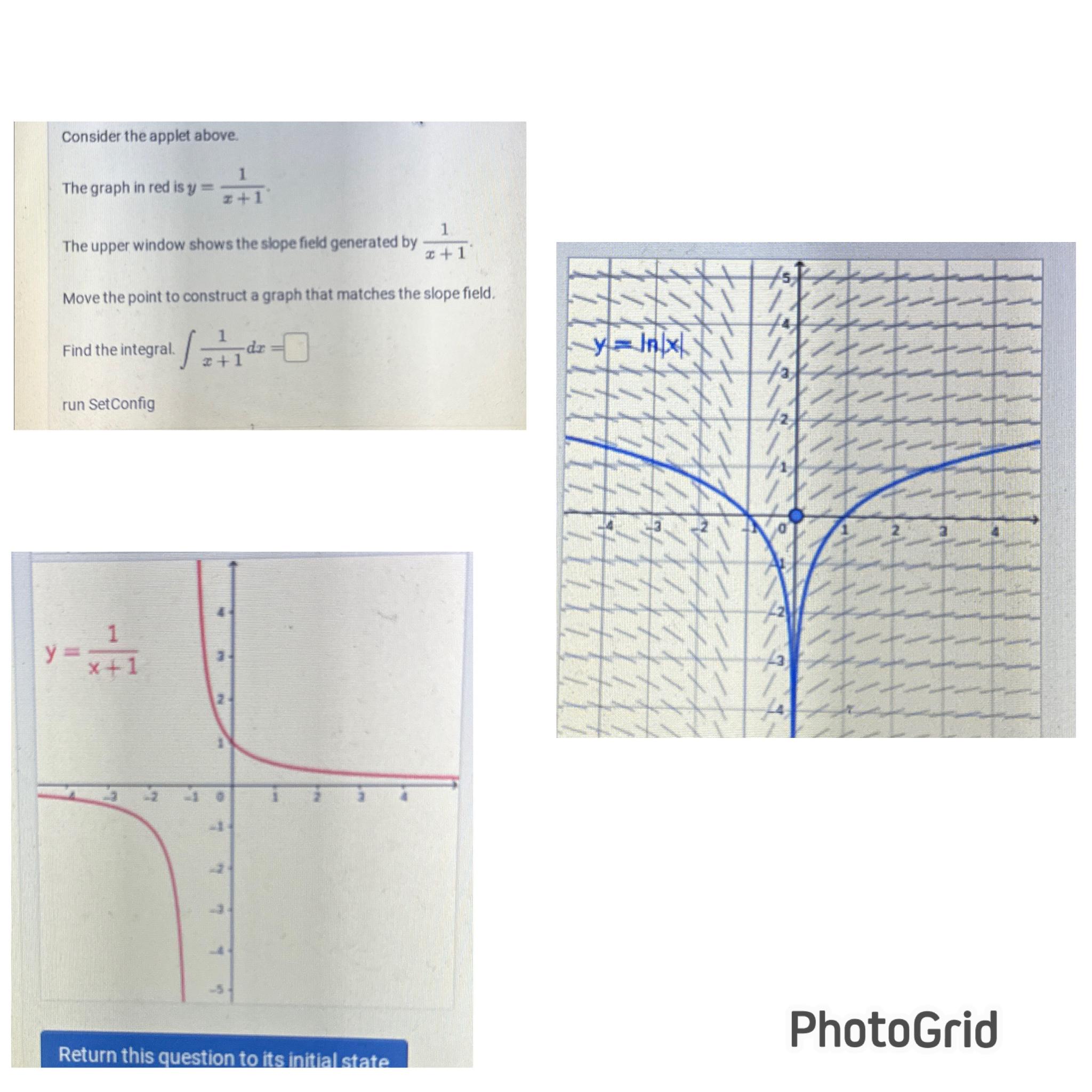 Solved Consider the applet above.The graph in red is | Chegg.com