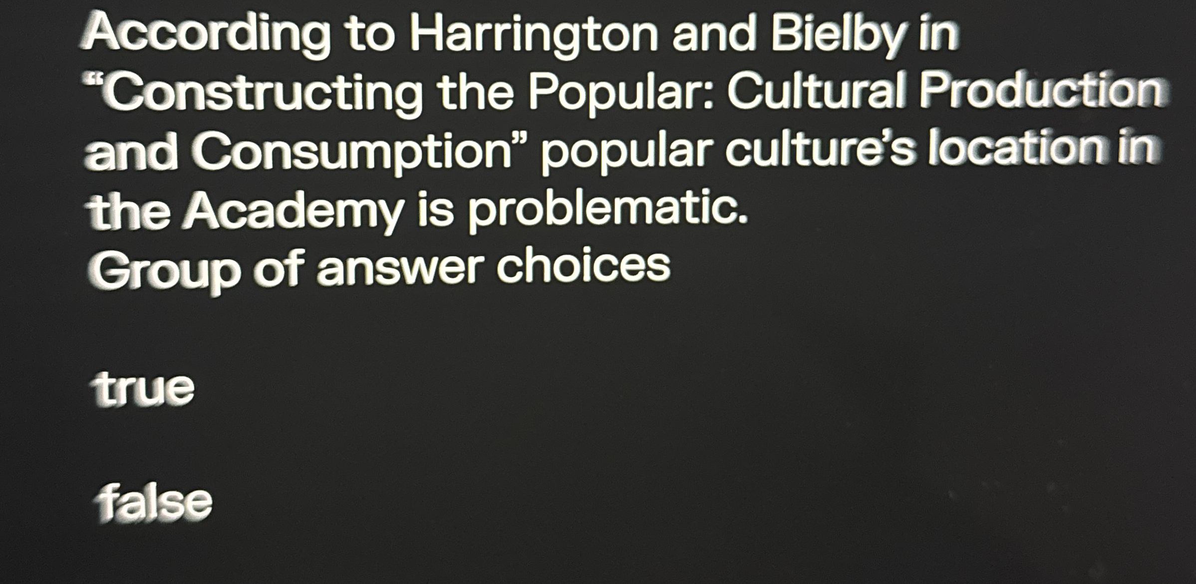 Solved According to Harrington and Bielby in "Constructing | Chegg.com