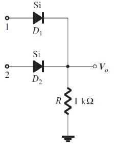 Solved Build the OR gate of the figure, calculate the output | Chegg.com