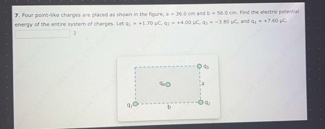 Solved Four point-like charges are placed as shown in the | Chegg.com