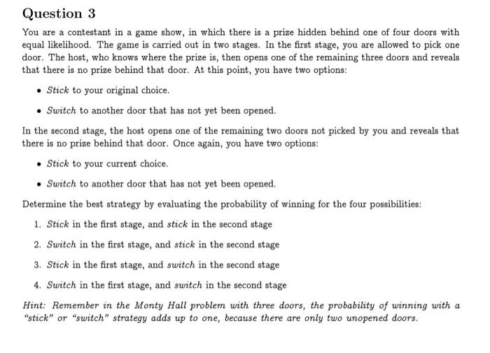 Solved Three students A, B, and C toss an unbiased coin | Chegg.com