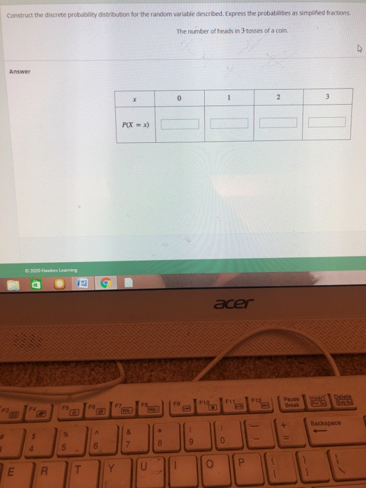 Solved Construct the discrete probability distribution for | Chegg.com