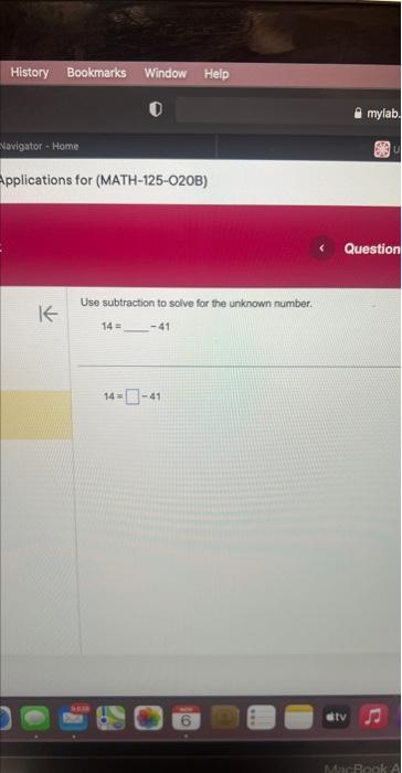 Solved Use subtraction to solve for the unknown number. | Chegg.com