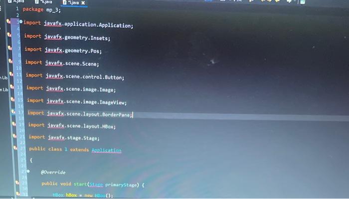 Solved I am having problems on how to import java.fx as well | Chegg.com