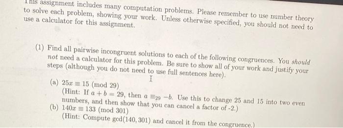 Solved o solve each problem, many computation problems. | Chegg.com