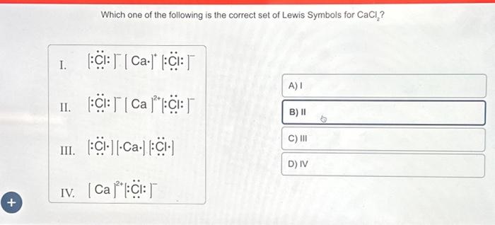 Solved + Which one of the following is the correct set of | Chegg.com