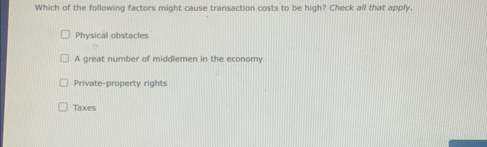 Solved Which of the following factors might cause | Chegg.com