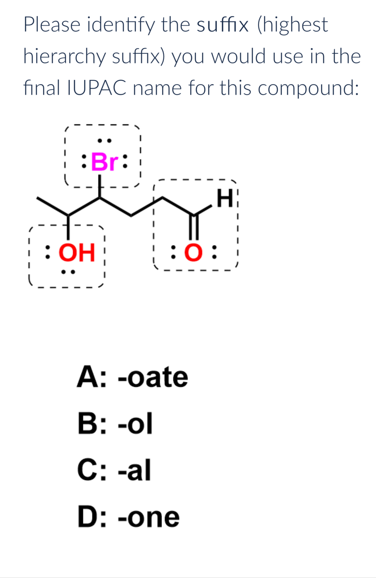 Solved Please identify the suffix (highest hierarchy suffix) | Chegg.com
