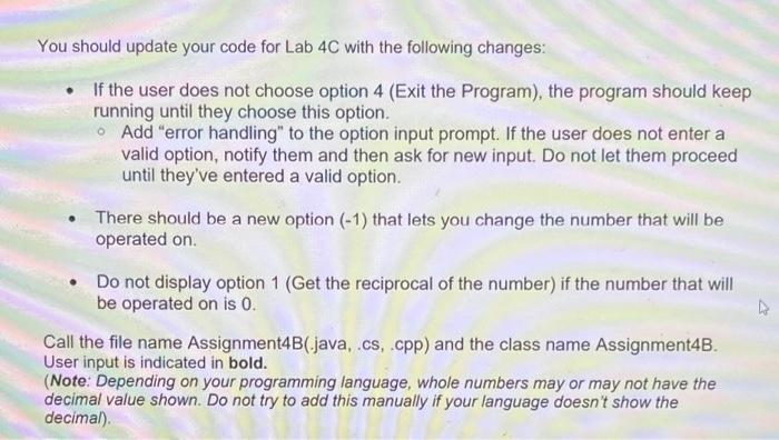 Solved Assignment4B: Updating Lab 4C. One of the most common | Chegg.com