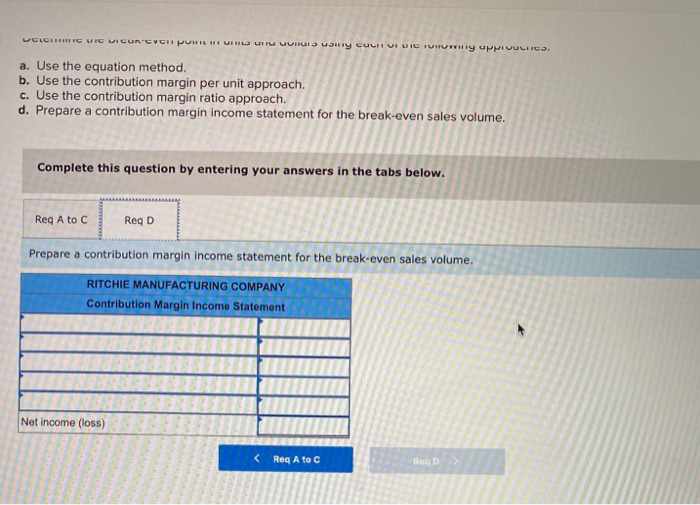 Solved Problem 3-17A (Algo) Determining the break-even point | Chegg.com