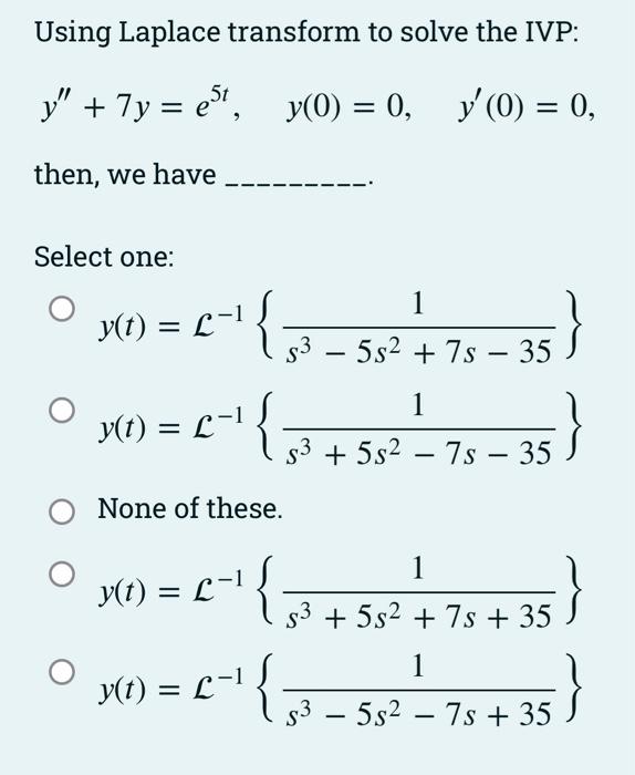 Solved By Using The Method Of Variation Of Parameters To