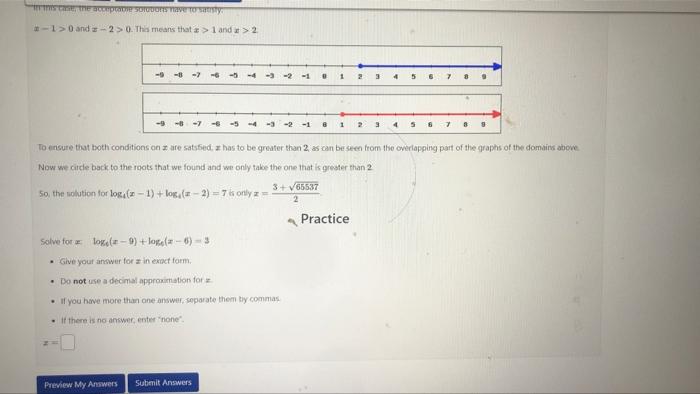 Solved When we want to scoke a logaritiraic equation we | Chegg.com