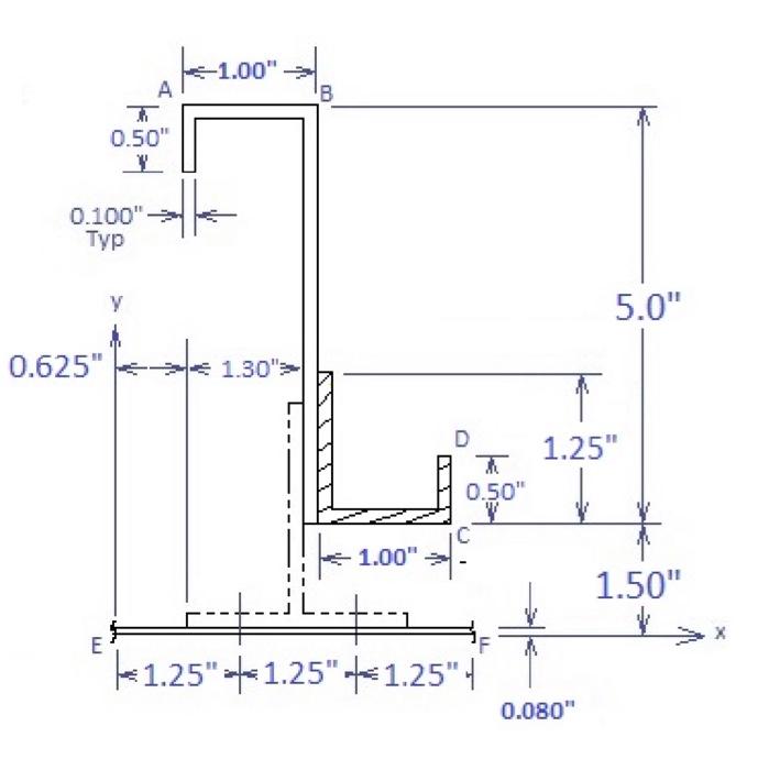 Solved The aircraft frame & skin shown at right is made | Chegg.com