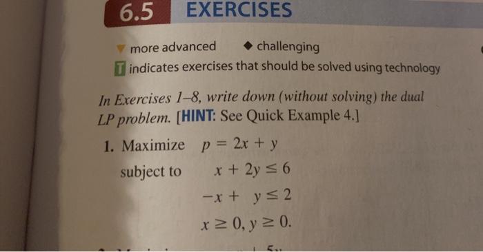 Solved 6.5 EXERCISES challenging T indicates exercises that | Chegg.com Solved 6.5 EXERCISES challenging T indicates exercises that | Chegg.com
