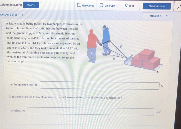 Solved Assignment Score: 92.696 Resources Give Up? Hint | Chegg.com
