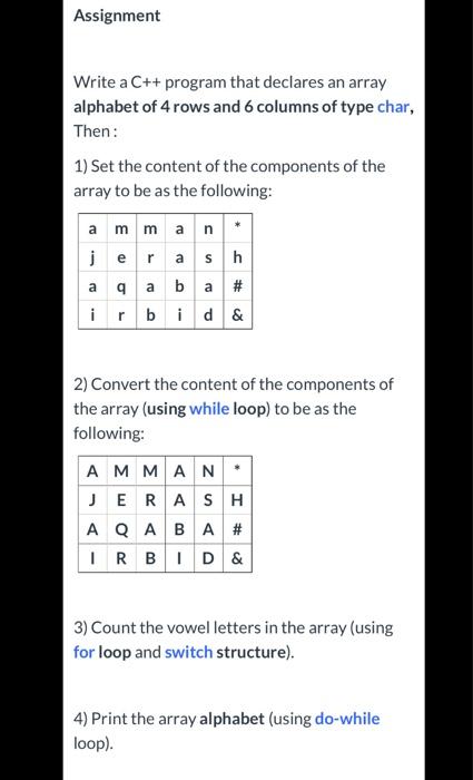 Solved Assignment Write A C Program That Declares An Array