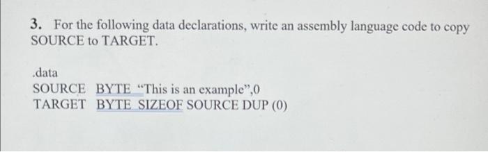 Solved 3. For the following data declarations, write an | Chegg.com