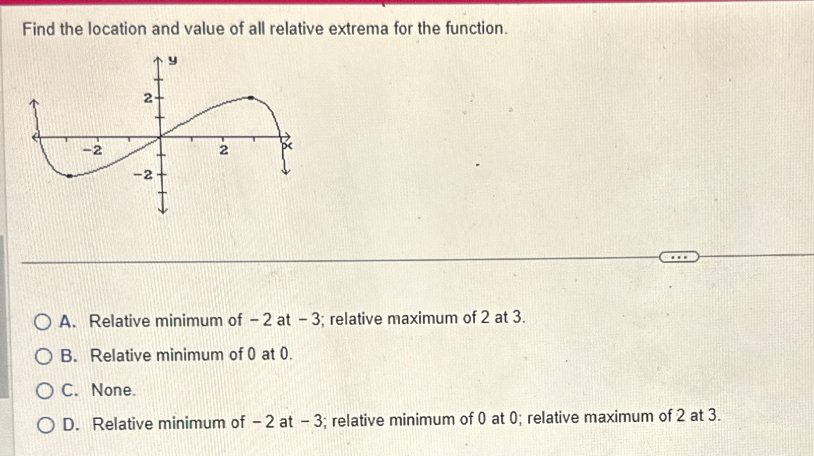 Solved Find the location and value of all relative extrema | Chegg.com