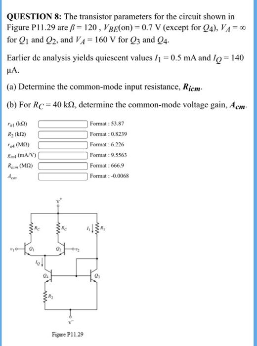 Solved QUESTION 11: Consider the basic two-transistor NMOS | Chegg.com