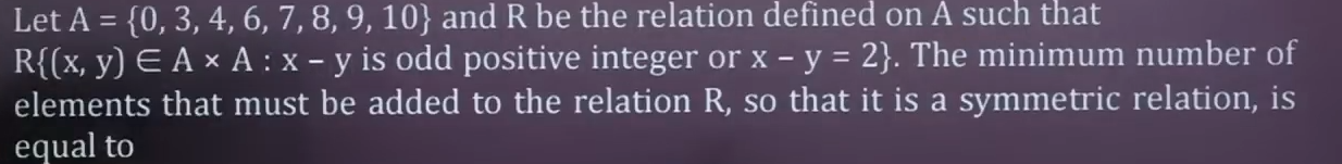 Solved Let A {0 3 4 6 7 8 9 10} ﻿and R ﻿be The Relation