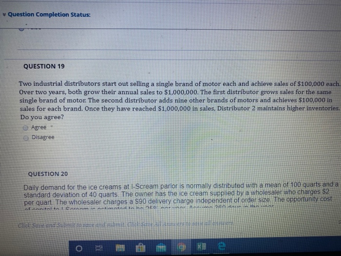 Solved Question Completion Status: QUESTION 1 Consider a | Chegg.com