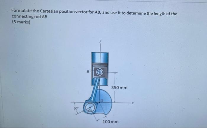 Solved Formulate The Cartesian Position Vector For Ab And
