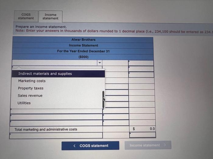 Solved Problem 2-67 (Algo) Prepare Statements for a | Chegg.com