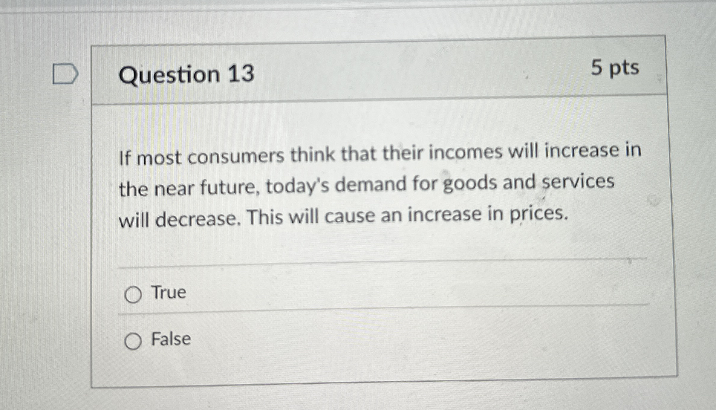 Solved Question 135 ﻿ptsIf most consumers think that their | Chegg.com