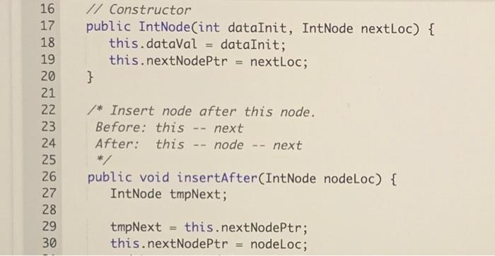 8.12 LAB: Is list sorted Given the intNode class, | Chegg.com