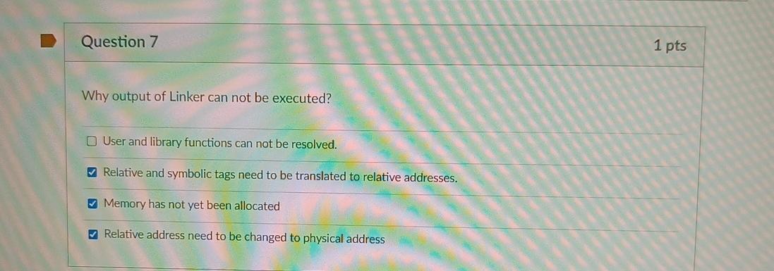 Solved Ion 71why Output Of Linker Can Not Be Executeduser