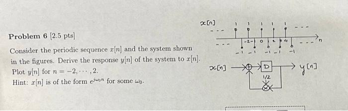 Solved Consider The Periodic Sequence X[n] And The System