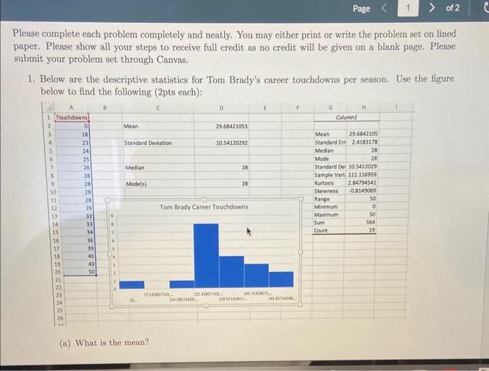 Solved Please complete each problem completely and neatly. | Chegg.com