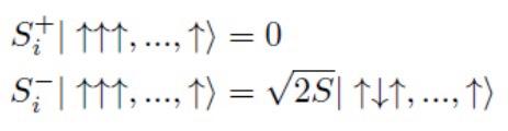 Solved Si+ and Si- are a spin ladder operator which flip the | Chegg.com