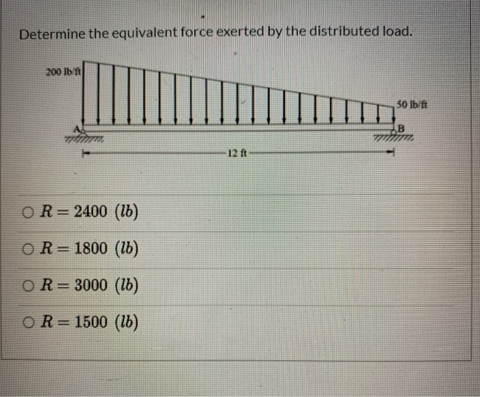 Solved Determine the equivalent force exerted by the | Chegg.com
