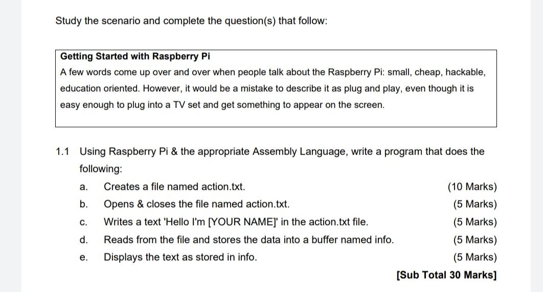 Solved Study the scenario and complete the question(s) that | Chegg.com
