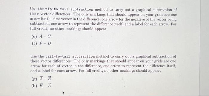 Solved Graphical Vector Addition Method 1: Tip-to-Tail (a) | Chegg.com