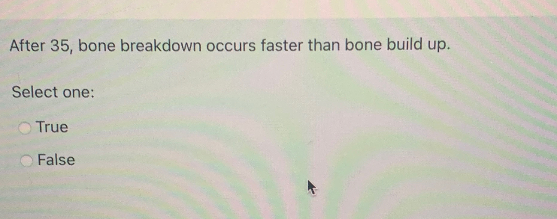 Solved After 35 , ﻿bone breakdown occurs faster than bone | Chegg.com