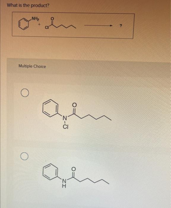 Solved What is the product? ? Multiple Choice | Chegg.com