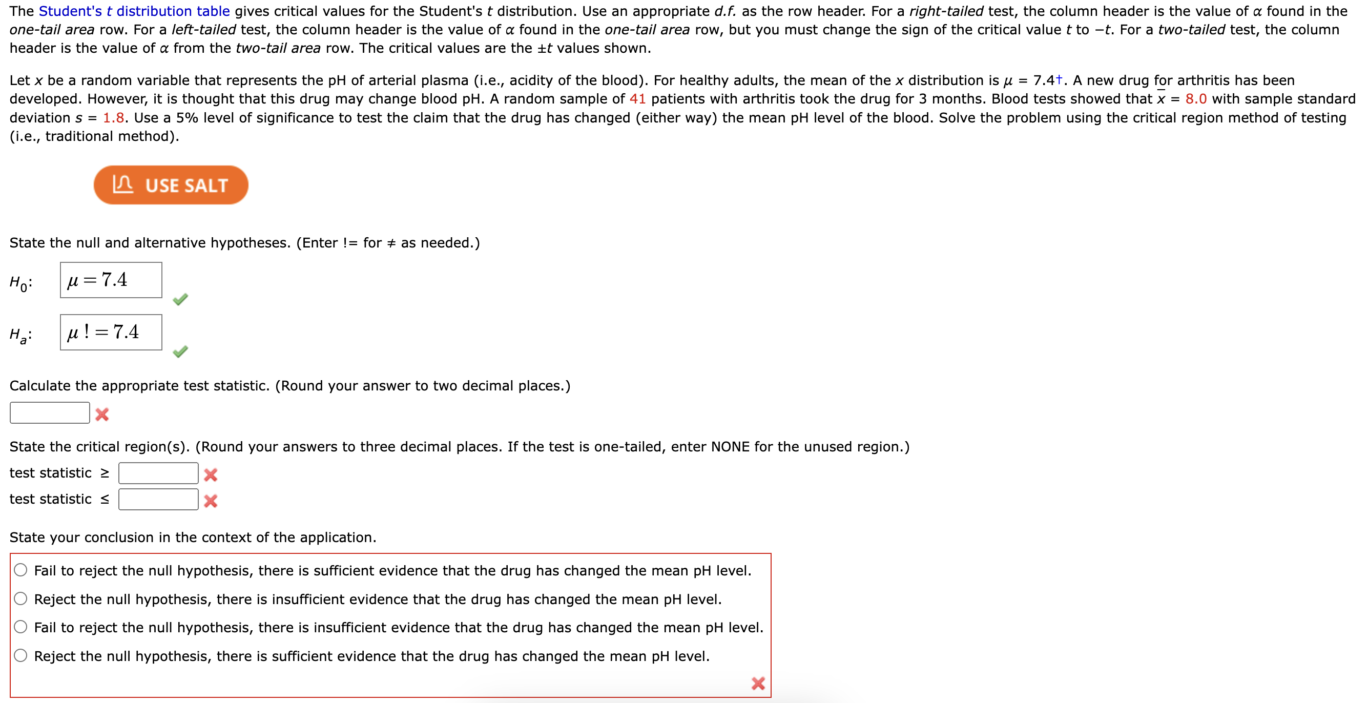Solved header is the value of α ﻿from the two-tail area row. | Chegg.com