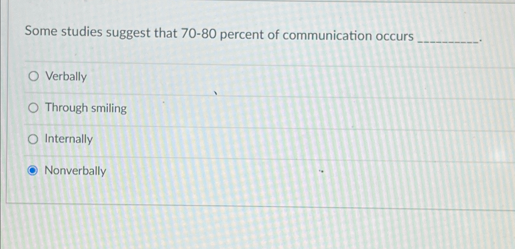 Solved Some studies suggest that 70-80 ﻿percent of | Chegg.com