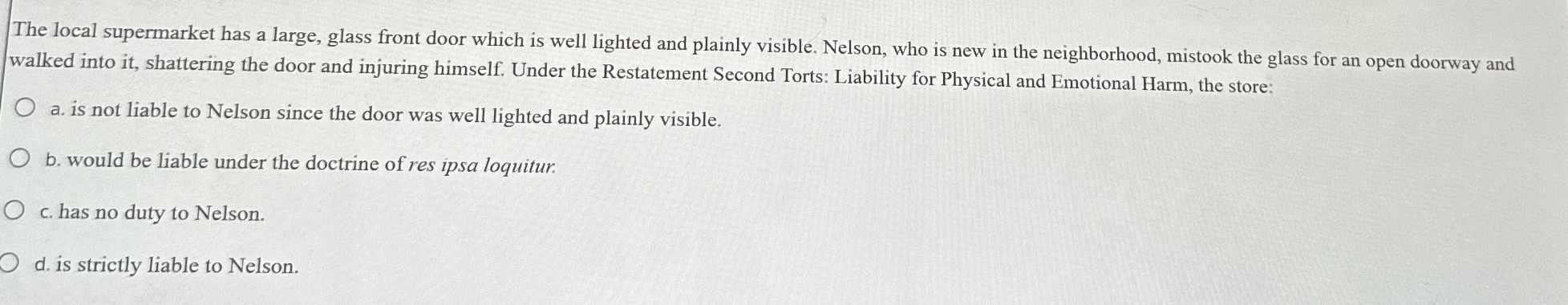 Solved The local supermarket has a large, glass front door | Chegg.com