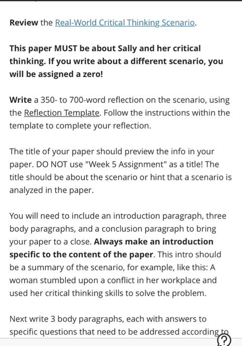 Х hum115_v8_wk5_reflection_... Reason, Emotions, and | Chegg.com