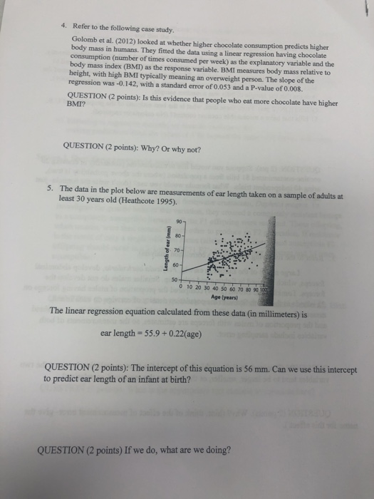 Solved 4. Refer to the following case study. Golomb et al. | Chegg.com