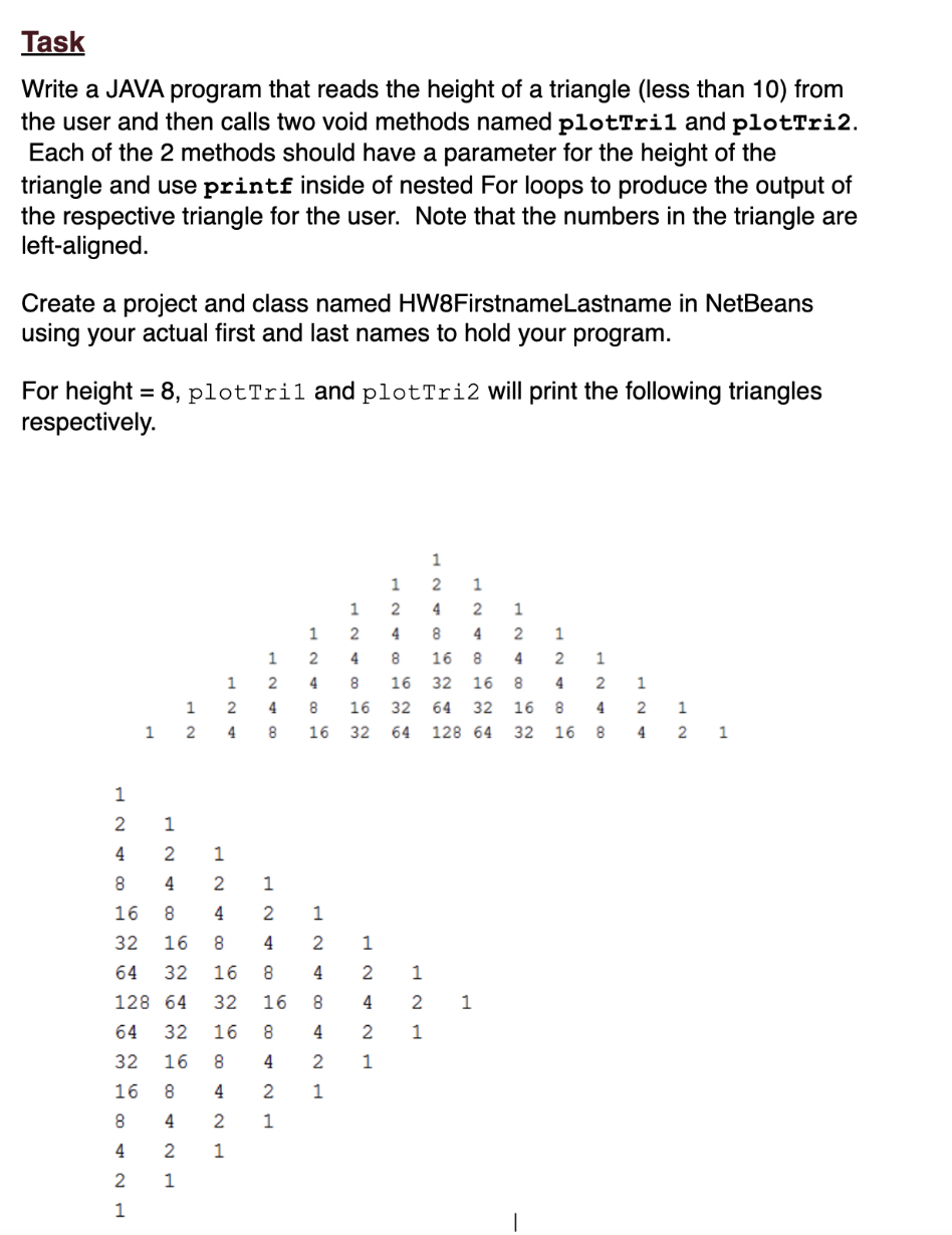 Solved TaskWrite a JAVA program that reads the height of a | Chegg.com