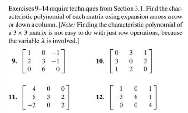 Solved Exercises 9-14 ﻿require techniques from Section 3.1. | Chegg.com