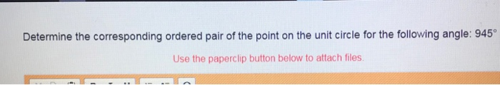 Solved Determine the corresponding ordered pair of the point | Chegg.com
