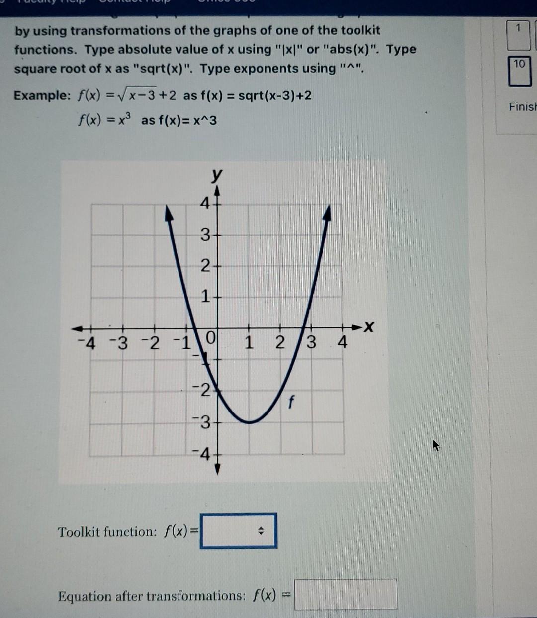 Solved by using transformations of the graphs of one of the | Chegg.com
