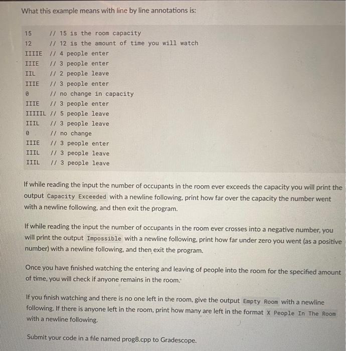 Solved In this program, you will be keeping track of how | Chegg.com