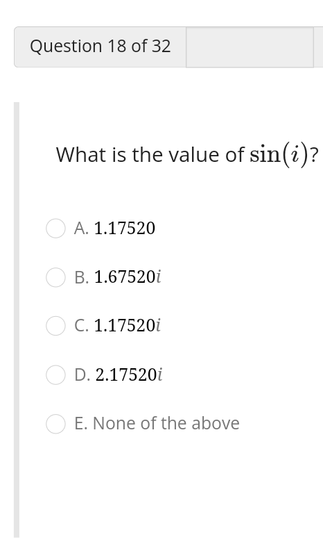 Solved The principal value of (1−i)4i is A. | Chegg.com