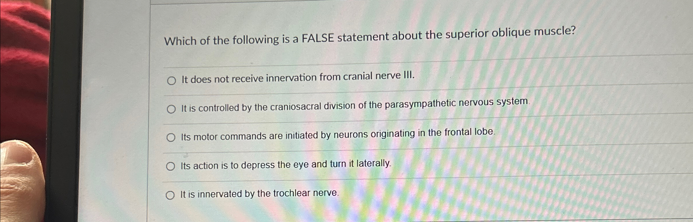 Solved Which of the following is a FALSE statement about the | Chegg.com